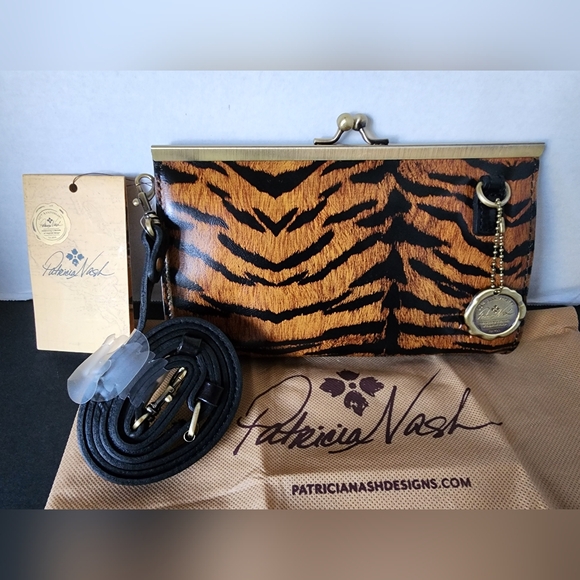 Patricia Nash | Bags | Nwtpatricia Nash Th Anniversary Tiger Print ...